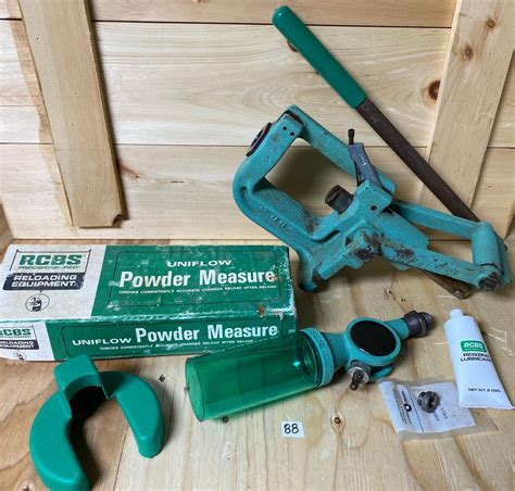 Rcbw Reloading Press And Powder Measure And Shell Holder