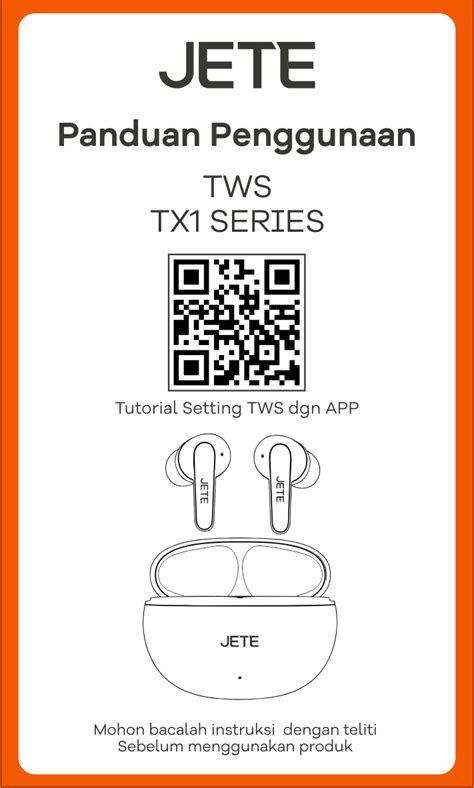 Usermanual Jete Tx1 Tws Jete Indonesia