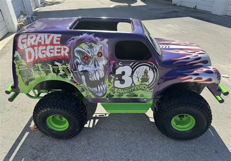 1990s Mini Monster Grave Digger Go Kart — Audrain Auto Museum