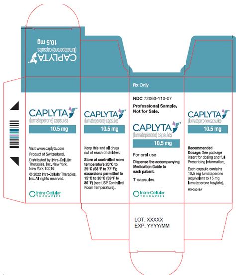Caplyta Package Insert Prescribing Information Moa