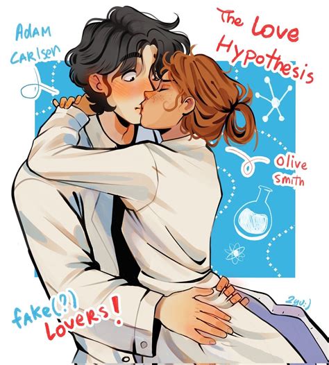 Adam And Olive The Love Hypothesis Love Hypothesis Aesthetic The Love Hypothesis Fanart Adam