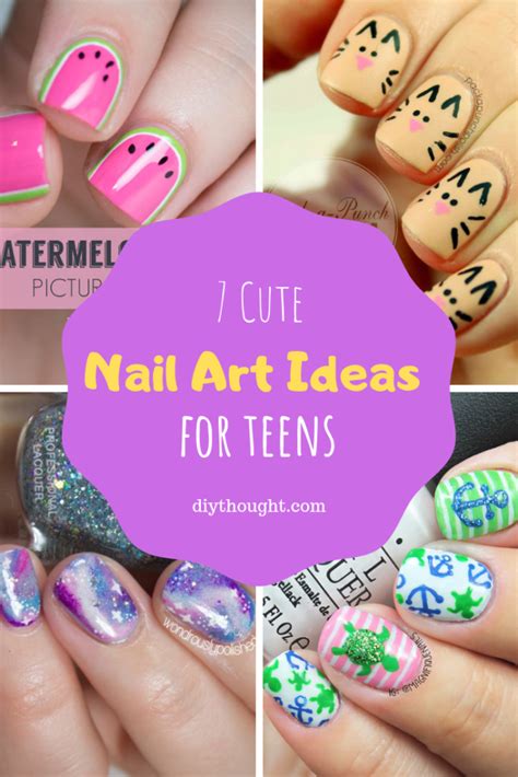 Simple Nail Art Designs For Teenagers