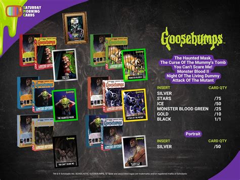 Goosebumps Saturday Morning Cards