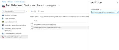 Device Enrollment Manager Enrolling A Device In Microsoft Intune