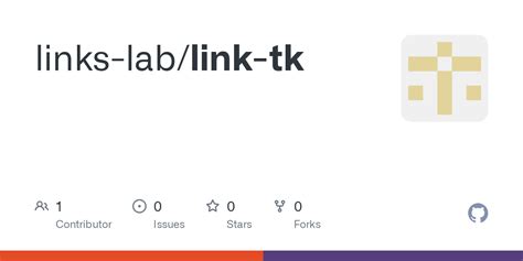 GitHub Links Lab Link Tk