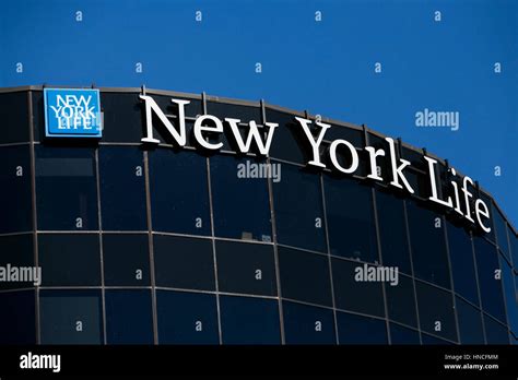 A Logo Sign Outside Of A Facility Occupied By The New York Life