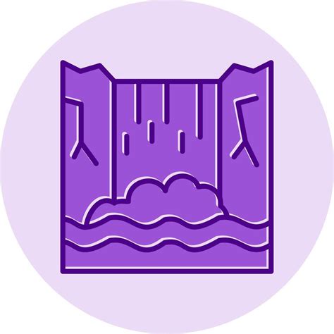 Waterfall Vector Icon 39443180 Vector Art At Vecteezy