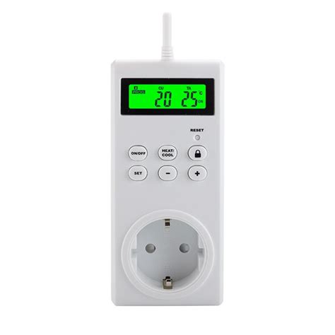 Programmable Wireless Plug In Thermostat With Buil Grandado