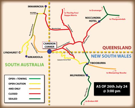Cameron Corner Nsw Sa Qld Cameron Corner Qld