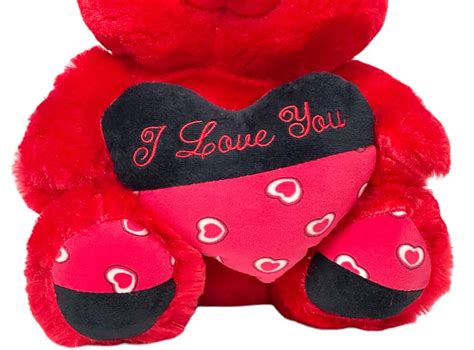 دمى الدببة القطنية دب قطن دب فرو مع قلب وبعدة الوان