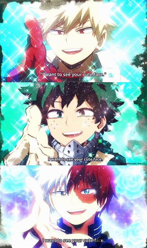 Bakugou Todoroki Deku Edit My Hero Academia Manga My Hero Academia
