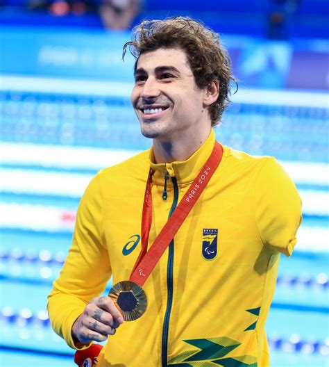 06 09 24 Talisson Glock Jogos Paralímpicos Paris 2024 Arena La Défense Natação Foto