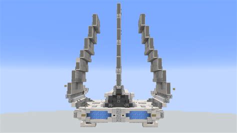 Imperial Lambda Class Shuttle Modell 2 1 Scale Landed R Minecraftbuilds