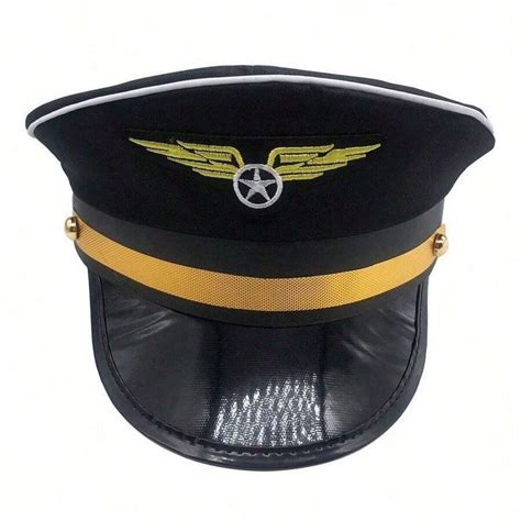 Police Hat Cop Cosplay Hat Captain Hat Officer Hat Stage Performance