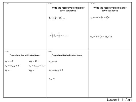 Arithmetic Sequences Worksheet Worksheets Library