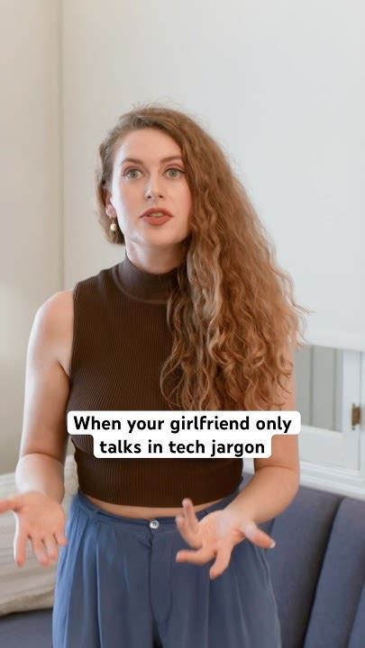 When She Only Speaks In Tech Jargon Comedyshorts Tech Techjargon