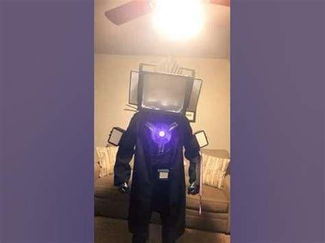 Upgraded Titan Tv Man Titan Tv Man 30 Costume Skibiditoilet Diy