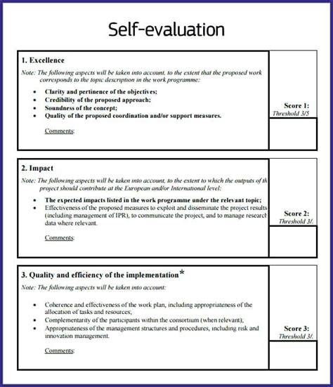 How To Write Self Appraisal Sample Free Printable Download