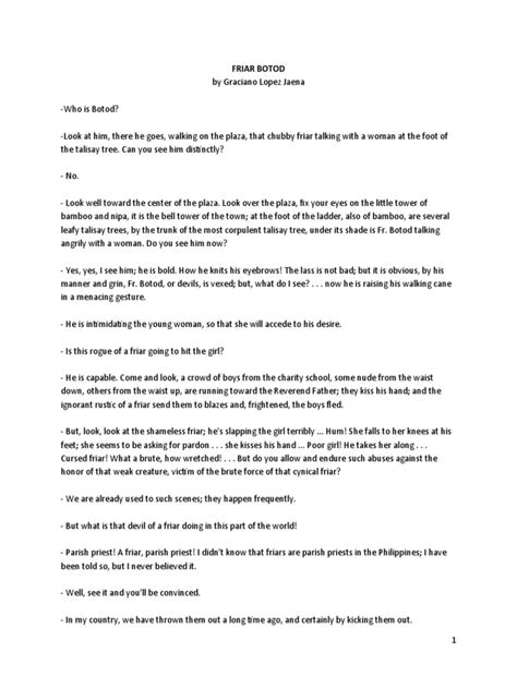 Friar Botod Pdf