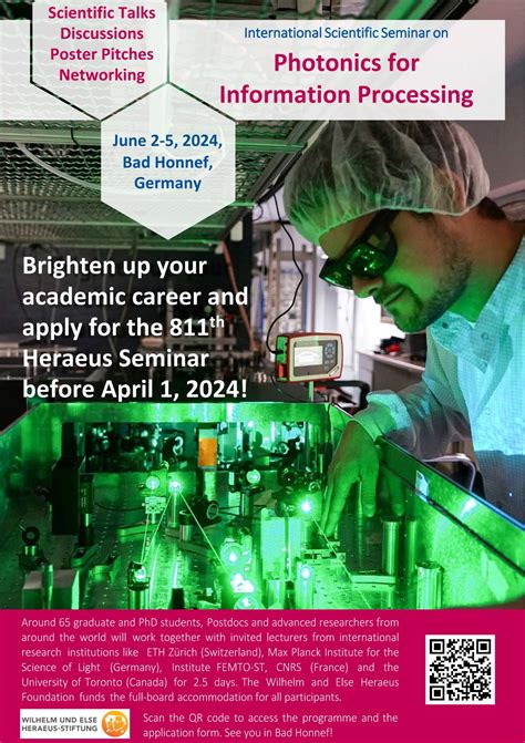 Photonics Optics Workshop Phdchat Phdlife Phd Postdoc Conference Scientificseminar