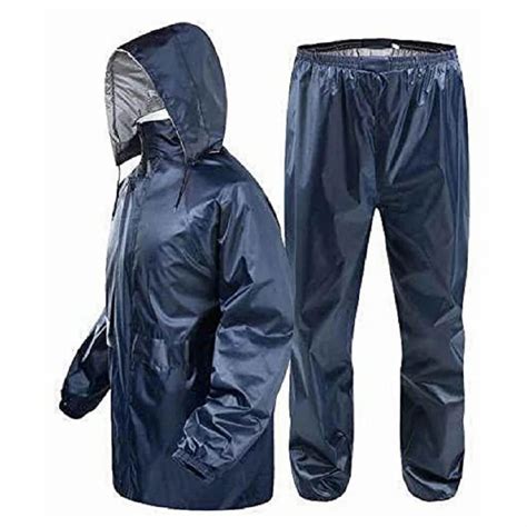 Rain Coat For Men Waterproof Raincoat With Pants Polyester Rain Coat