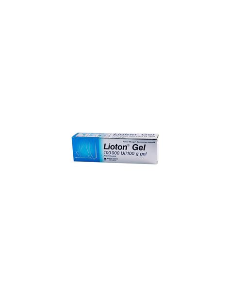 Lioton Gel 100000 Ui 100g Farmacia Dav