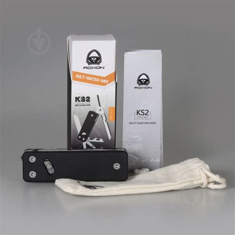 ᐉ Мультитул Roxon чорний Ks2 • Краща ціна в Києві Україні • Купити в