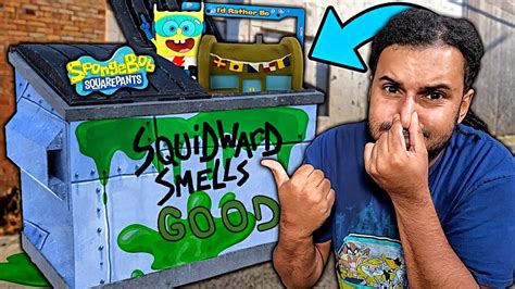 I Found A Secret Spongebob Dumpster At This Nickelodeon Store Youtube