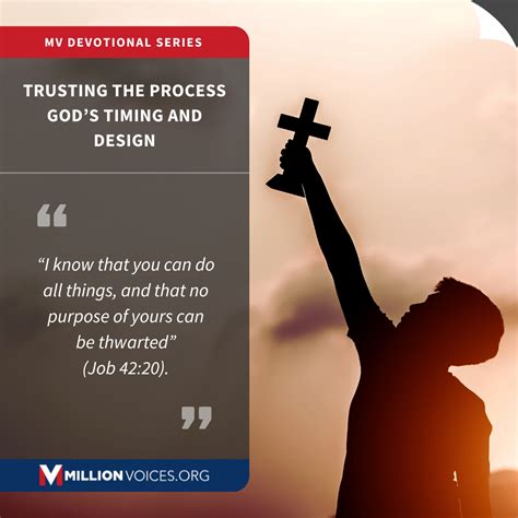 Trusting The Process Gods Timing And Design Million Voices