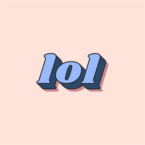 Lol Retro 3d Font Images Free Photos Png Stickers Wallpapers