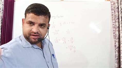 Cbse Class Ix Concept Of Rationalising Factor Part I Youtube