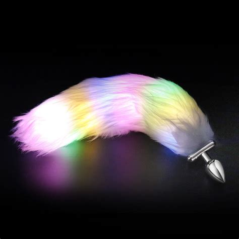 Night Light Pink Anime Sexy Butt Plug Tail Sofyee