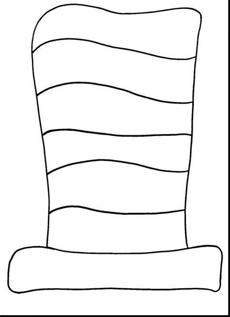 Dr Seuss Cat In The Hat Coloring Pages Free Printable Templates