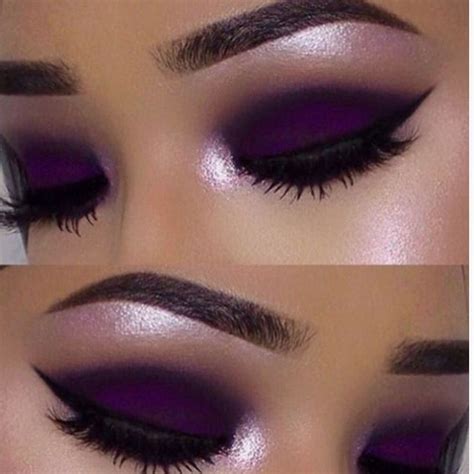 Make Up Purple Makeup Eye Makeup Smokey Eye Makeup
