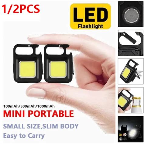 Mini Led Flashlight Work Light 4 Light Modes Portable Pocket Flashlight