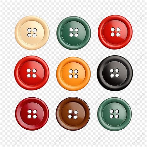 與剪切路徑隔離的縫紉按鈕设计紡織品png圖案素材免費下載，可愛卡通圖片，尺寸4096 × 4096px Lovepik