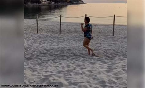 Rep Bondoc Strolls On Batangas Beach