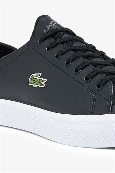 Ténis Pretos De Pele Suave Sapatos Para Homem Cortefiel