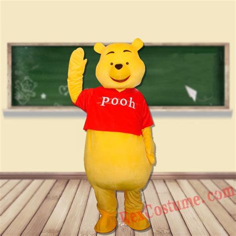 Winnie The Pooh Mascot Costume For Adult