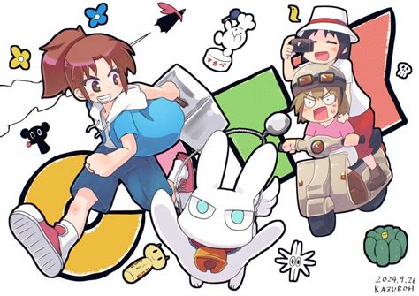 Nagumo Midori Ayumu Niikura And Izumi Wako City Drawn By Kazuboh