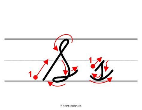 S In Cursive Lowercase