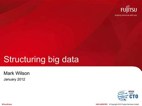 Structuring Big Data Pptx