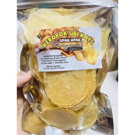 Keropok Ubi Kayu Terengganu Opak Opak Ubi Kayu Lazada