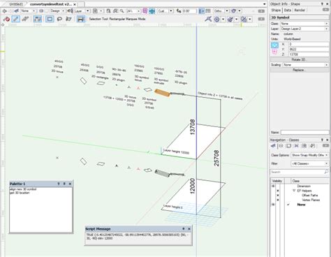 get 3d location of symbols or plugin objects vectorscript