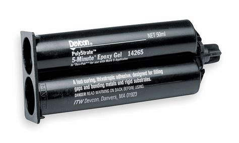 Devcon Epoxy Adhesive 5 Minute Epoxy Gel Ambient Cured 50 Ml Dual