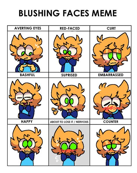 Blushing Meme By Tinypoiar On Deviantart