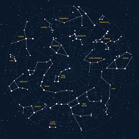 Download Starry Night Sky With Vibrant Constellations Wallpaper