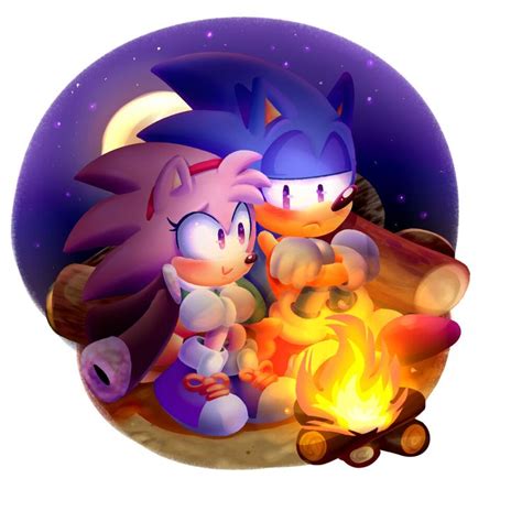 Artstation Color Work Campfire Cecilia Orozco Sonic And Amy