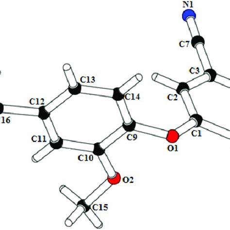 Ortep Iii Diagram Of The Mppp Showing The Atom Numbering Scheme