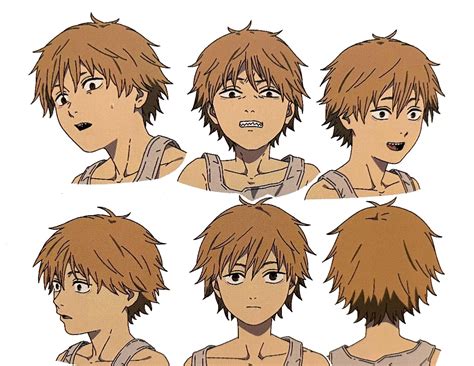 Denji Character Design Sheets Rchainsawman